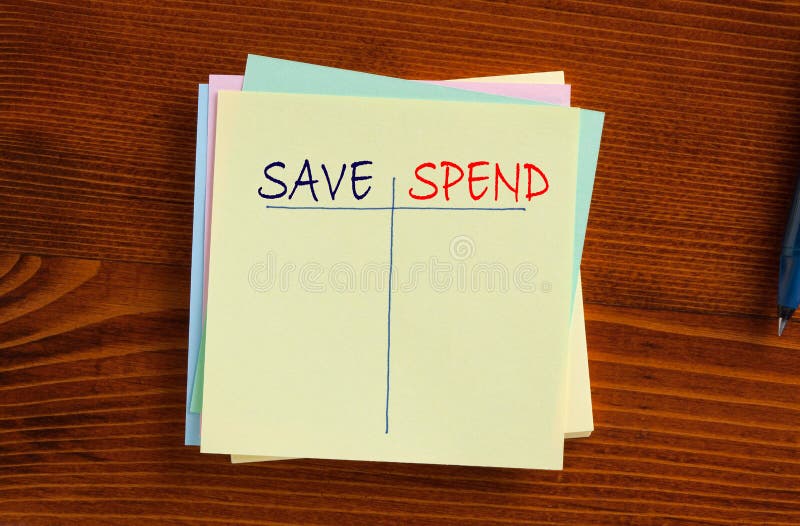 Save Spend Concept stock photo. Image of cost, growth - 169506106