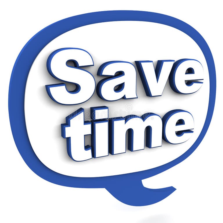 Save time stock illustration. Illustration of blue, time - 38000316