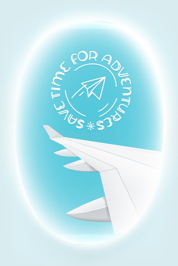 Save Time for Adventure Concept Stock Vector - Illustration of vector ...