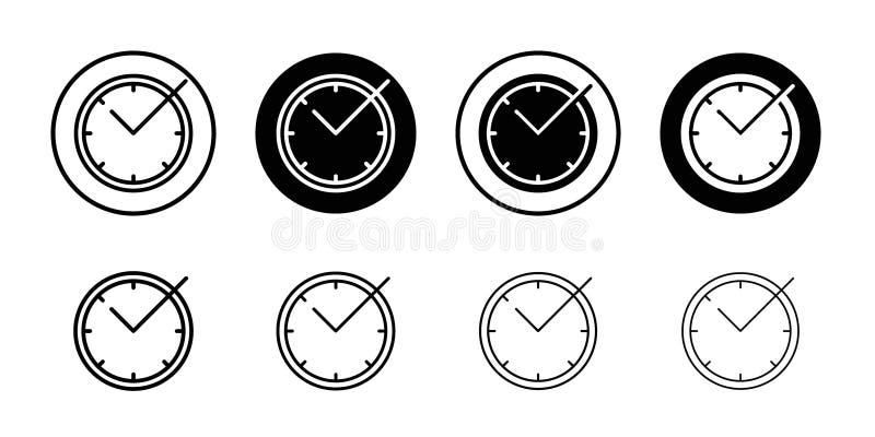 Save Time Icon Linear Logo Isolated Stock Illustration - Illustration ...
