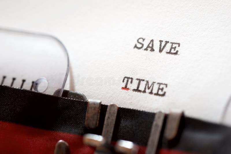 Save time phrase stock photo. Image of lettering, sentence - 197451226