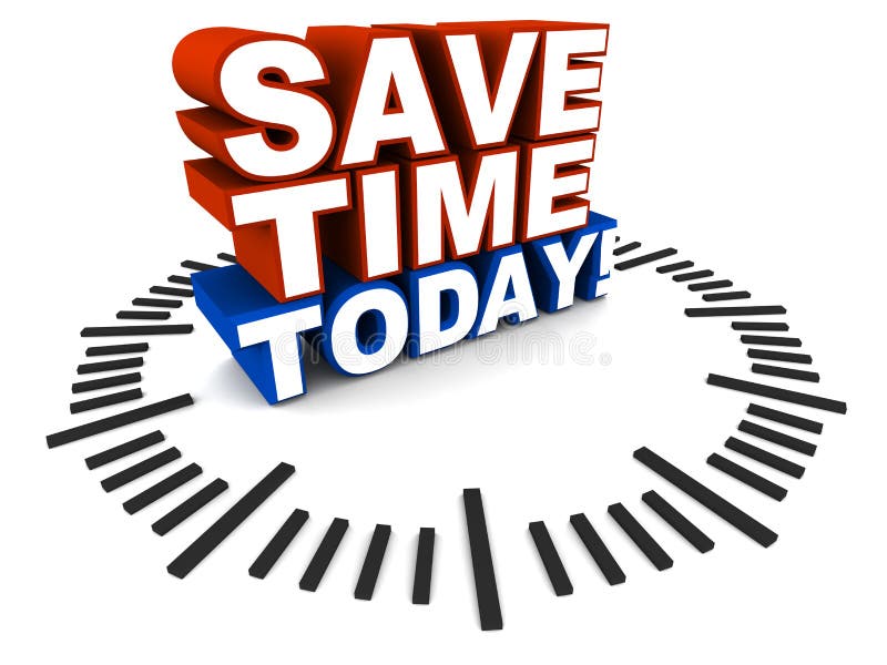 Save time stock illustration. Illustration of blue, time - 38000316