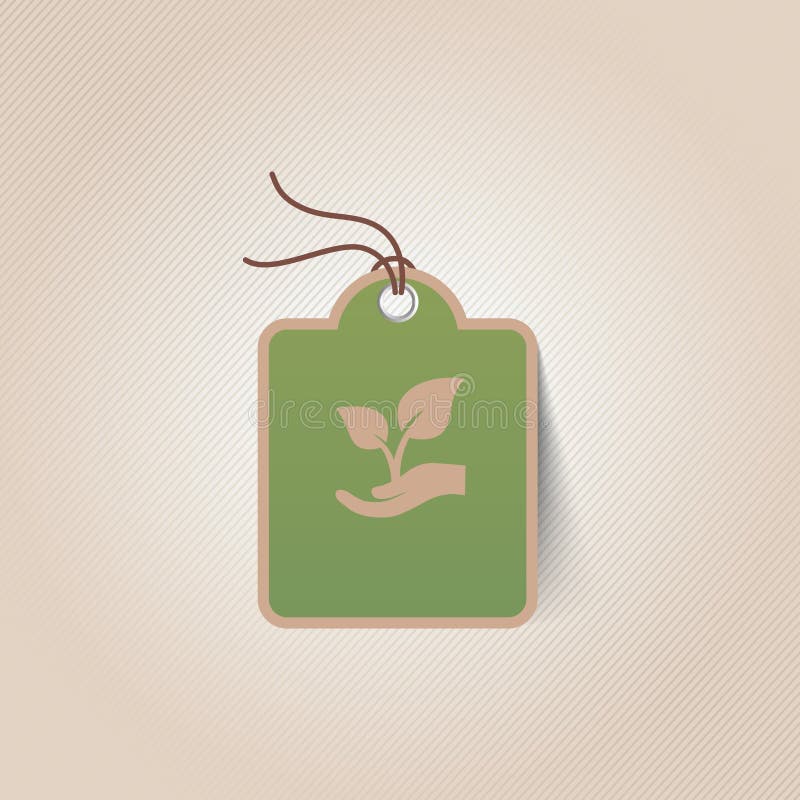 Save Trees Tag. Vector Illustration Decorative Design Stock Vector ...