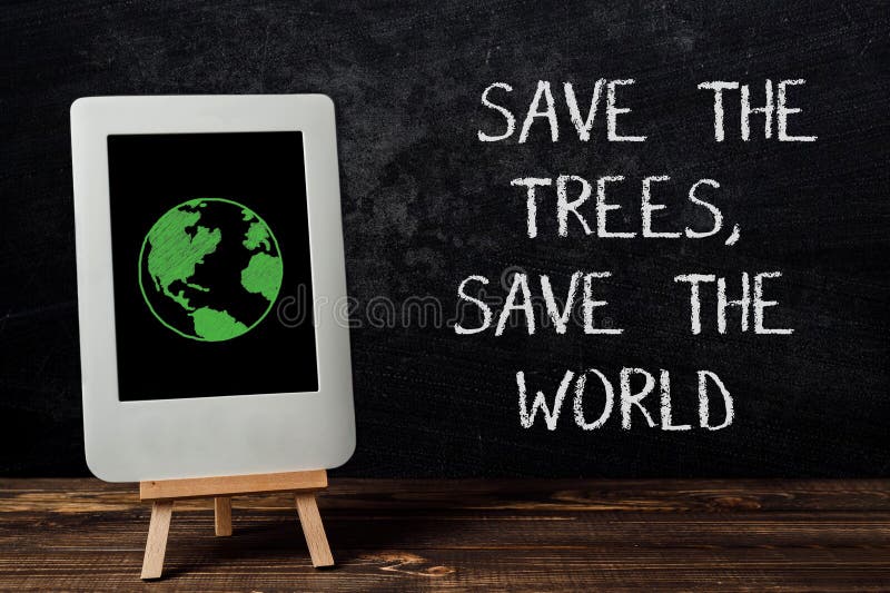 Save the Trees, Save the World Stock Photo - Image of leaf, symbol ...
