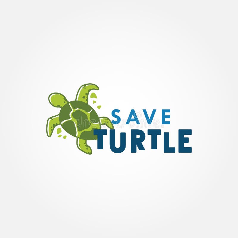 Save Turtle Brochure Template Stock Vector - Illustration of banner ...