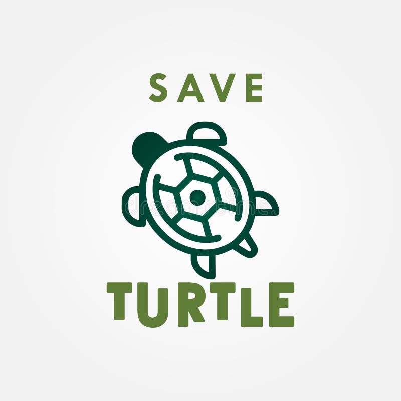 Save Turtle Brochure Template Stock Vector - Illustration of banner ...