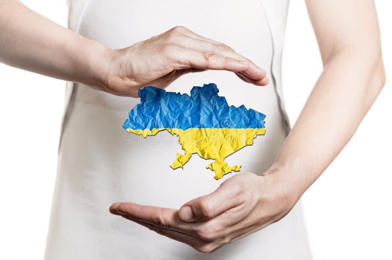 Save Ukraine! Art collage. stock image. Image of salvation - 246109229