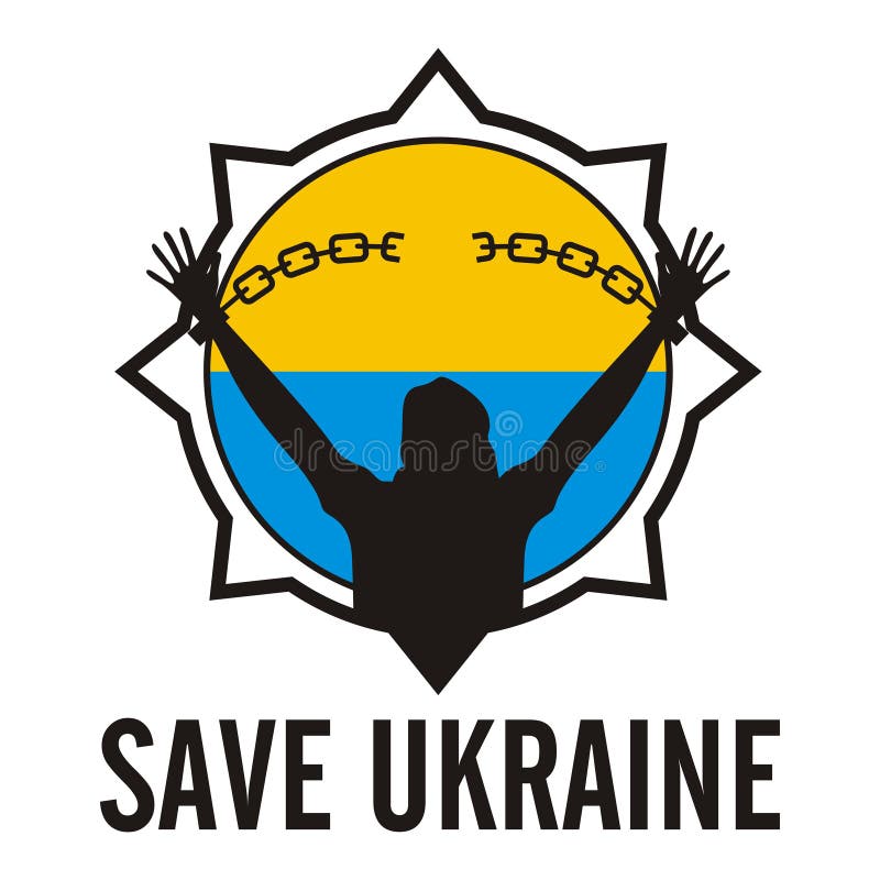 Save Ukraine Vector Illustration - Stop War Stock Vector - Illustration ...