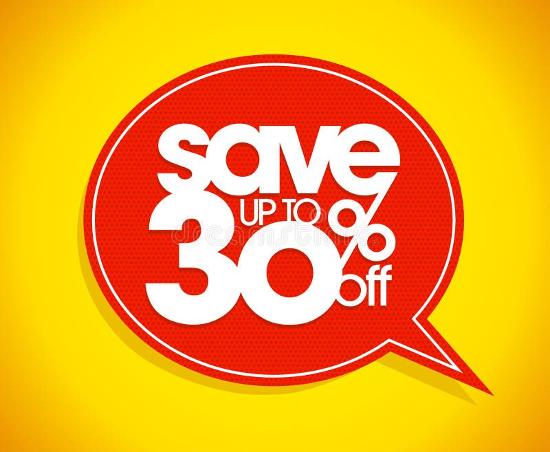 Sale Up To 70 Percents, Hand Drawn Calligraphic Vector Banner Stock ...