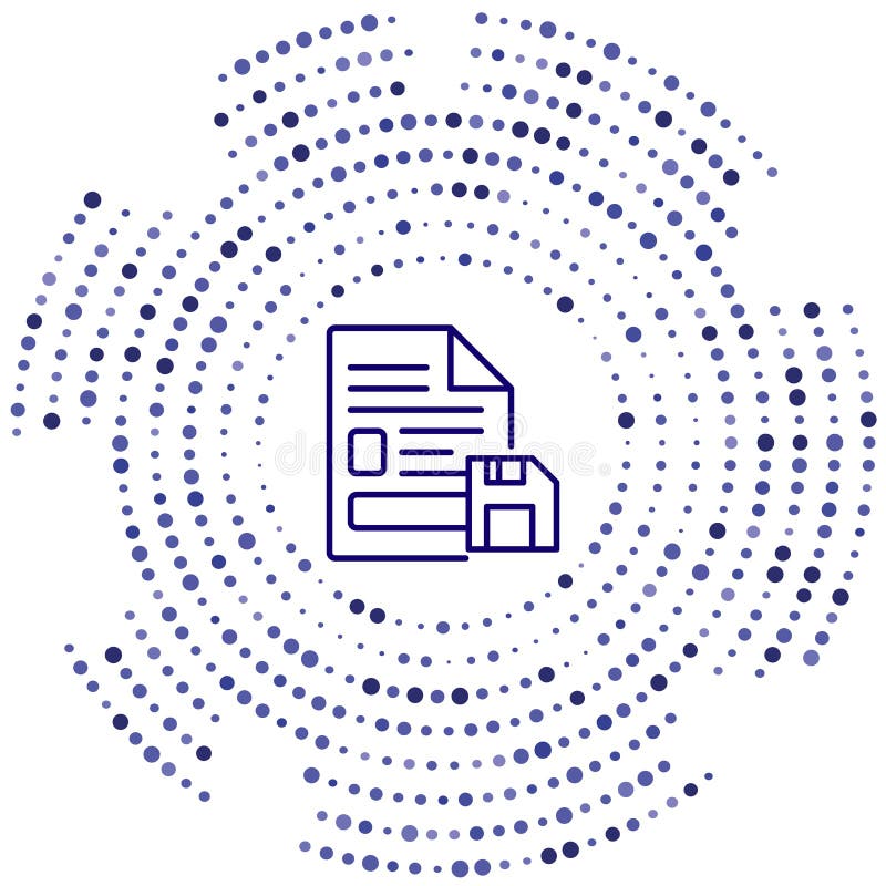 Save Vector Icon. Save Editable Stroke. Save Linear Symbol for Use on ...