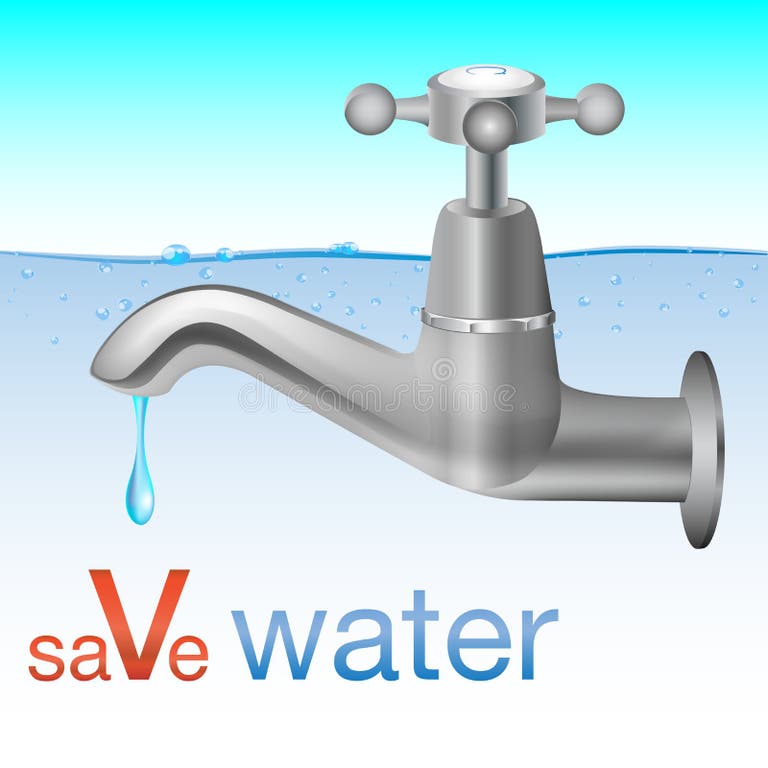 Save Water Tap Stock Illustrations – 13,507 Save Water Tap Stock ...