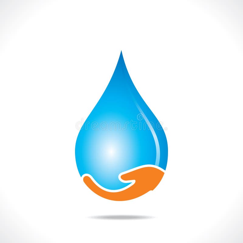 Save Water Concept or Symbol Stock Vector - Illustration of ecological ...