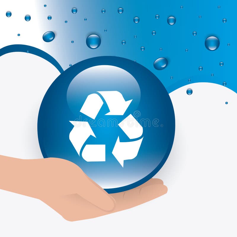 Save water design. stock vector. Illustration of flower - 59889587