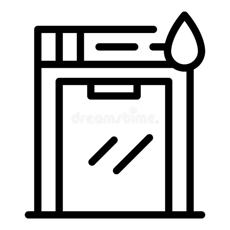 Save Water Time Icon Outline Vector. Drop Eco Stock Vector ...