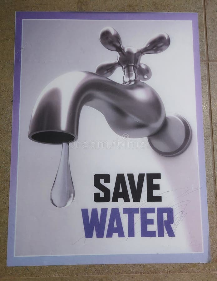 Save water poster stock image. Image of poster, organ - 274897651