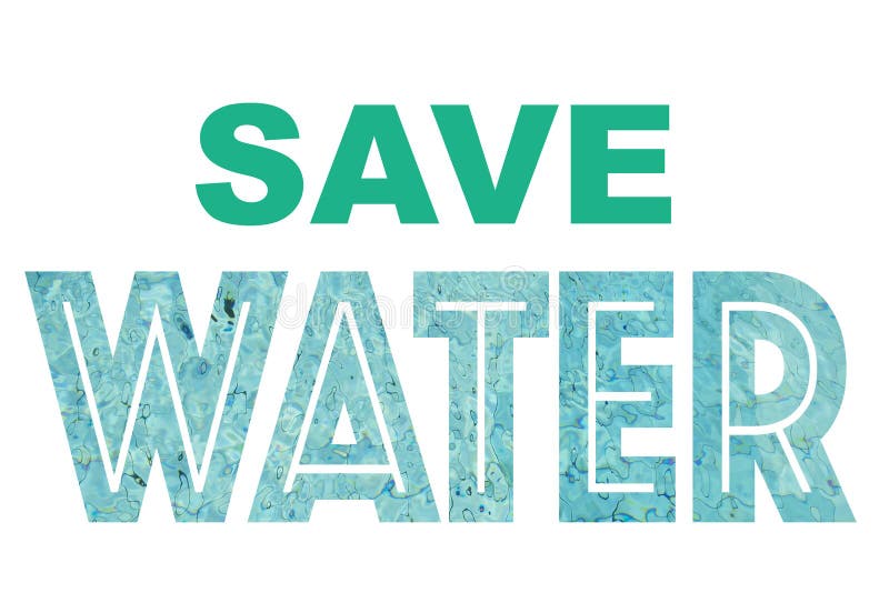 Save water sign stock illustration. Illustration of protection - 210869858