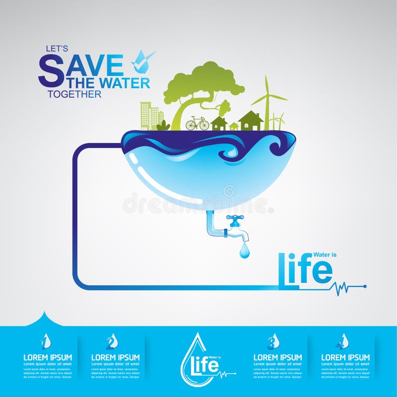 Save Water Stock Illustrations – 68,742 Save Water Stock Illustrations ...