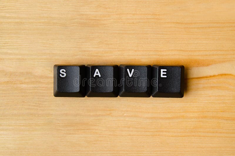 SAVE Word Written in Wooden Blocks . Business Concept Stock Image ...