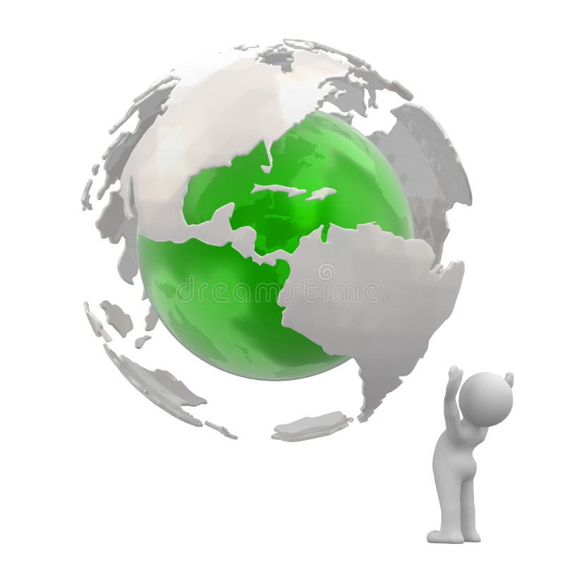 Save the world stock illustration. Illustration of abstract - 3304757