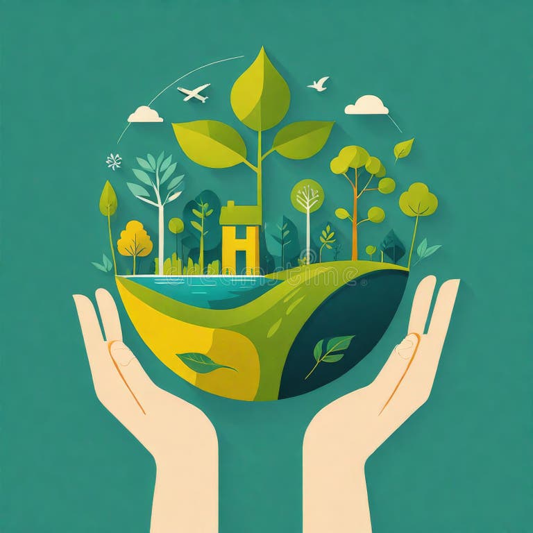 Save the World Conceptwave Concept Stock Illustration - Illustration of ...