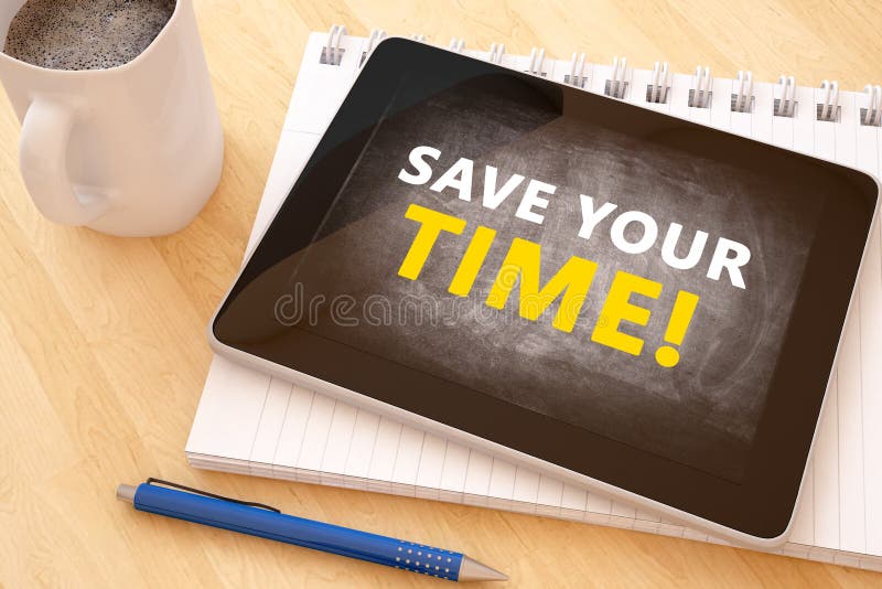 Save your time stock illustration. Illustration of timer - 82319167
