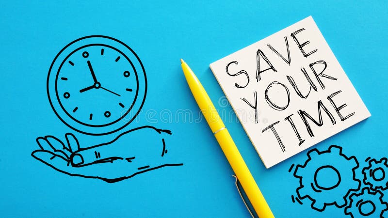 Time for Change is Shown Using the Text and Picture of Clock Stock ...