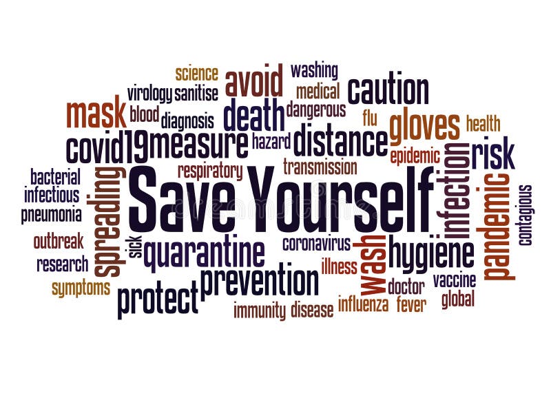 Save Yourself Vector Concept. Depressed Girl and Lifebuoy Illustration ...