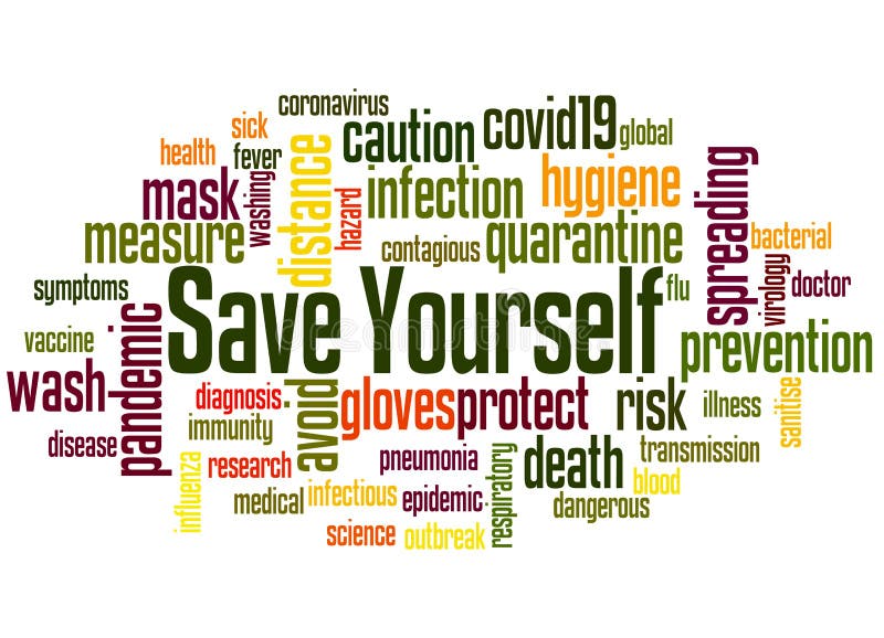 Save Yourself Vector Concept. Depressed Girl and Lifebuoy Illustration ...