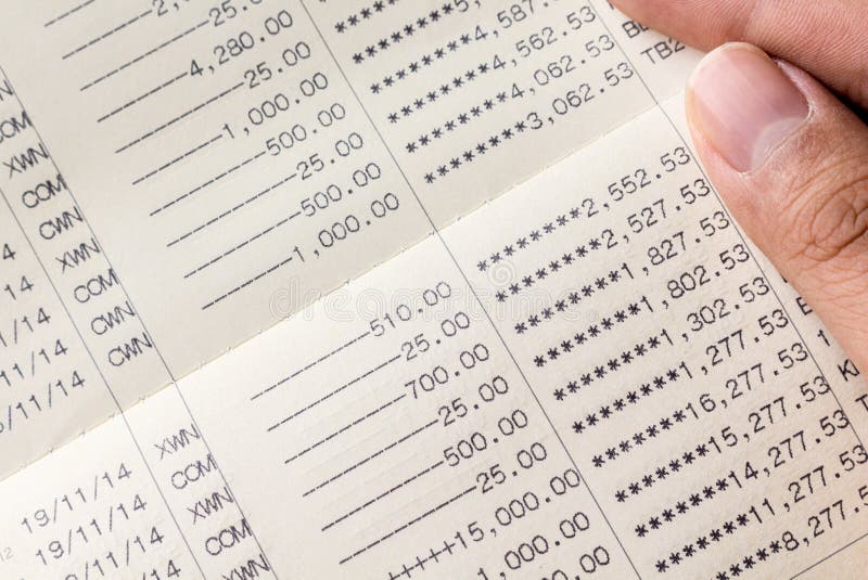 Saving account Passbook stock image. Image of account - 102626967