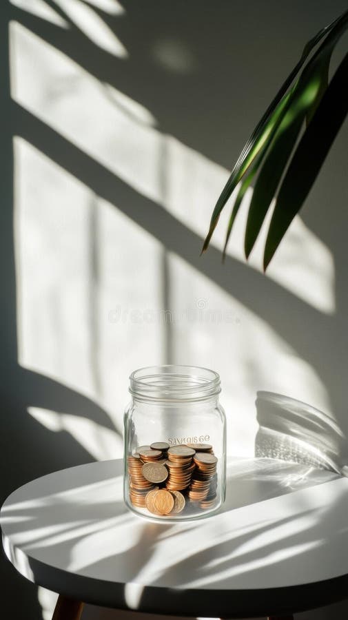 Saving Coins, a Simple Guide To Financial Growth and Security Stock ...