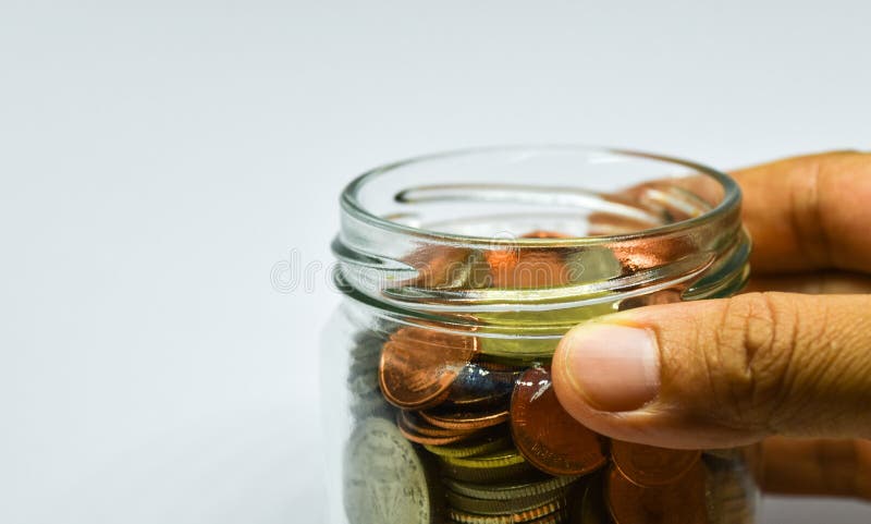 Saving concept stock photo. Image of saving, bottle, money - 97494790