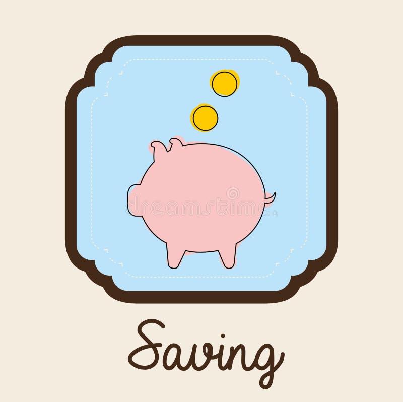 Saving design stock vector. Illustration of symbol, benefit - 47639327