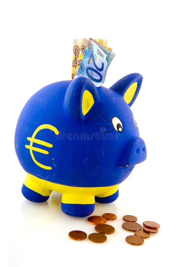 Saving euros stock image. Image of prosperity, income - 22372053