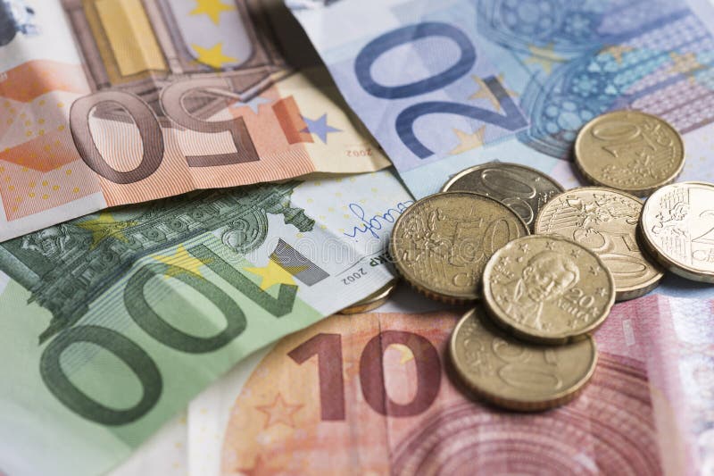 Saving euros stock image. Image of prosperity, income - 22372053