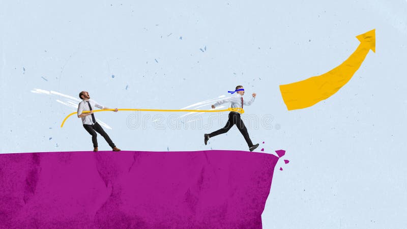 Saving from Failure. Employee Helping Colleague with Working Process ...