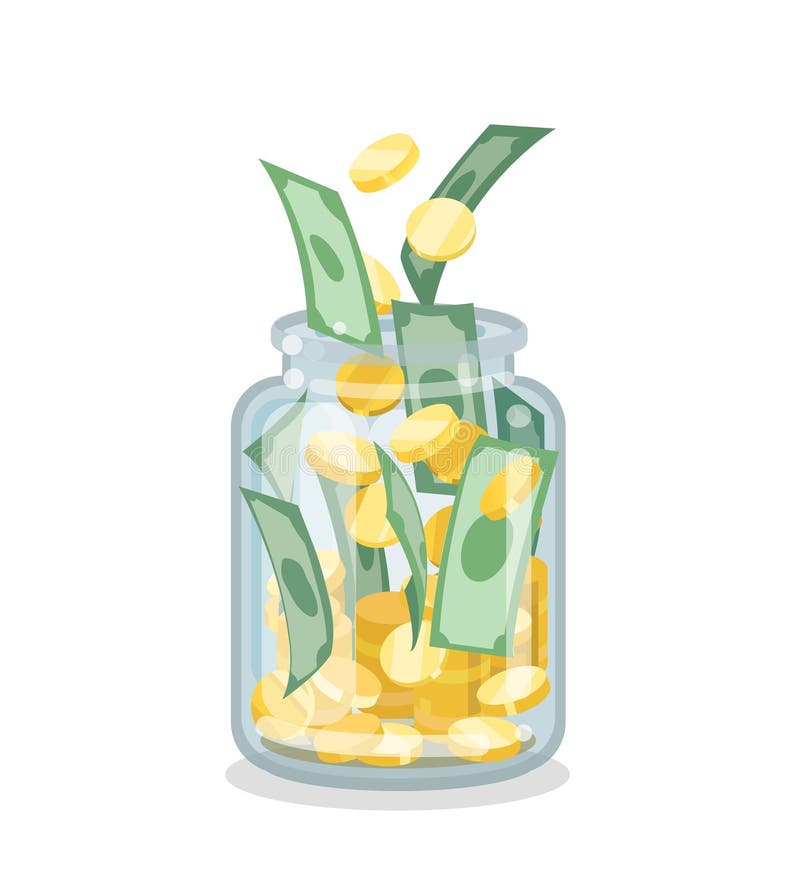 Money Jar Stock Illustrations – 16,614 Money Jar Stock Illustrations ...