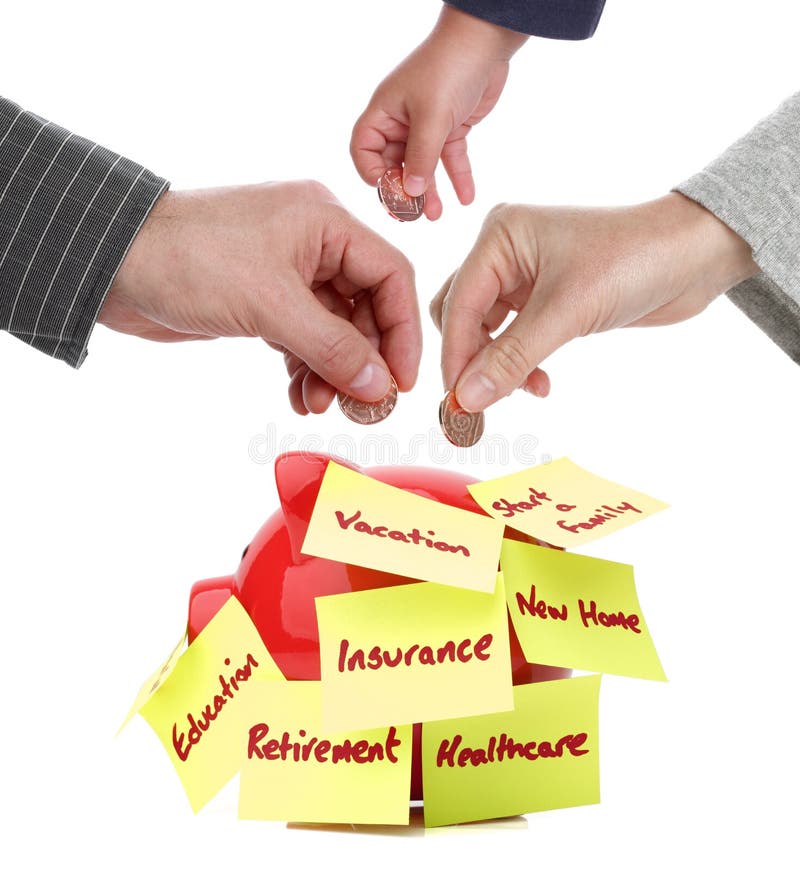 Saving for the future stock image. Image of inserting - 22647891 Saving for the future stock image. Image of inserting - 22647891