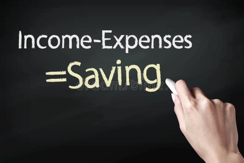 Saving stock photo. Image of money, expenses, hand, income - 44366780