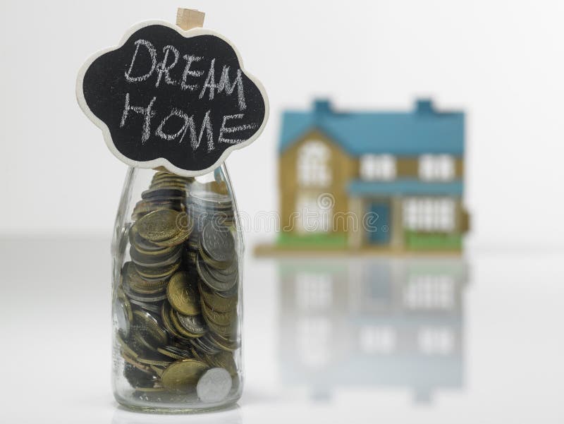 Saving for house stock photo. Image of insurance, blackboard - 75890520