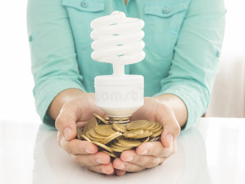 Saving stock image. Image of electricity, concept, ecological - 73798147