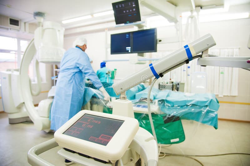 Saving Life in Hospital Operating Room Stock Image - Image of medical ...