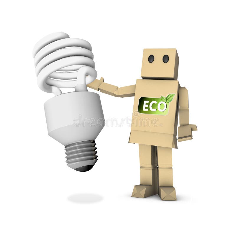 Saving light stock illustration. Illustration of standing - 17408414