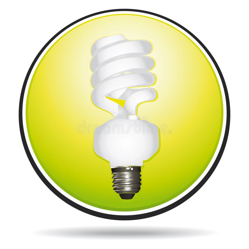 Saving lightbulb icon stock vector. Illustration of design - 41240201