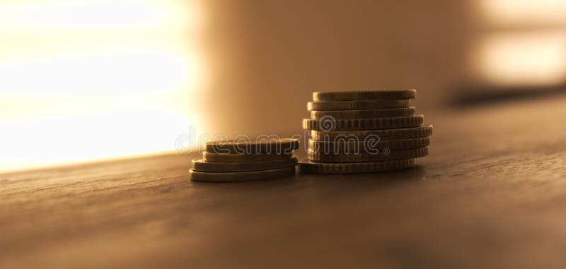 Saving Money Concept on Wood Stock Photo - Image of accounting, growing ...