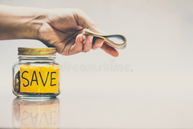 Saving Money for the Future. Stock Photo - Image of financial, economy ...