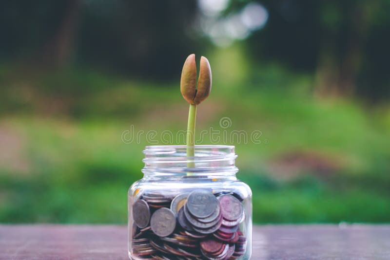 Saving Money for the Future Sustainability, Saving Money Concept Stock ...