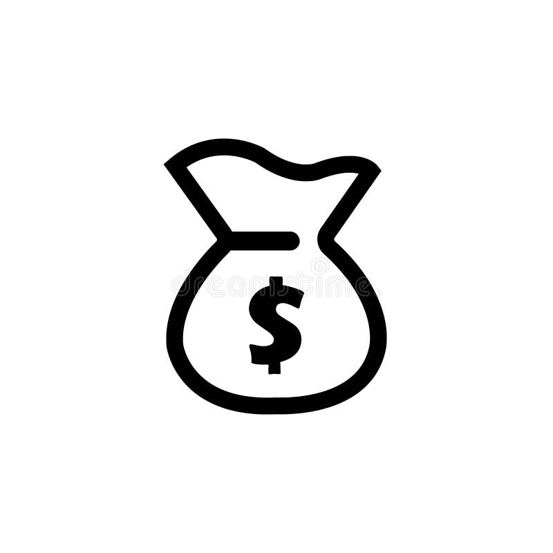 Saving Money Icon Logo Vector Design Template Stock Illustration ...