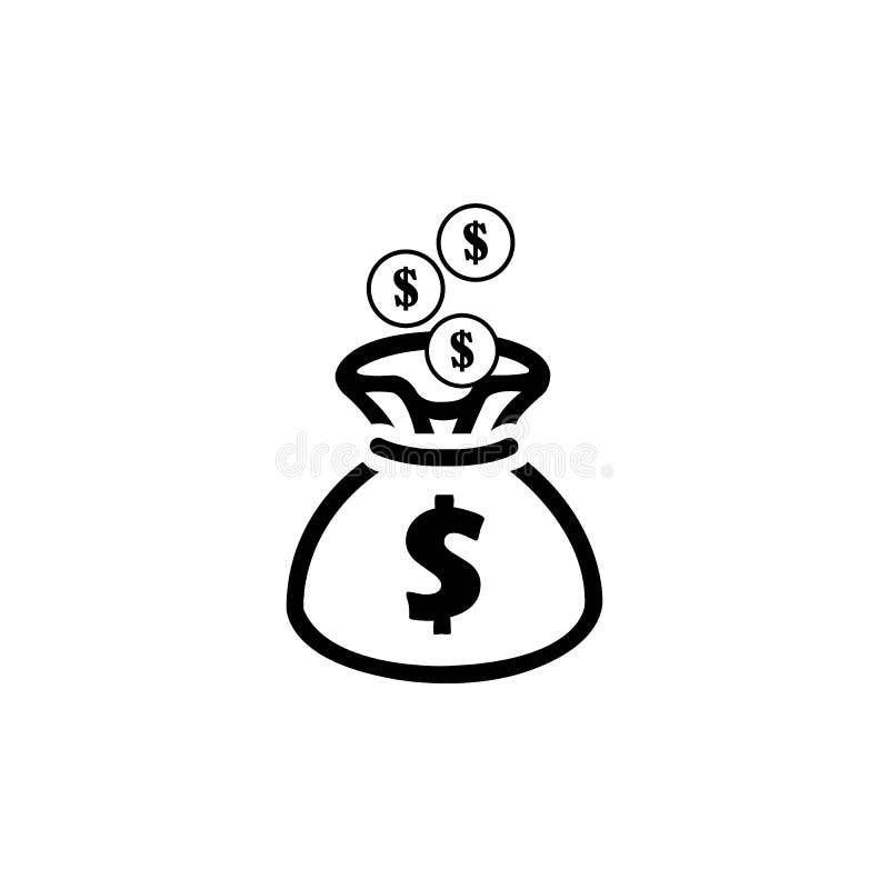 Saving Money Icon Logo Vector Design Template Stock Illustration ...