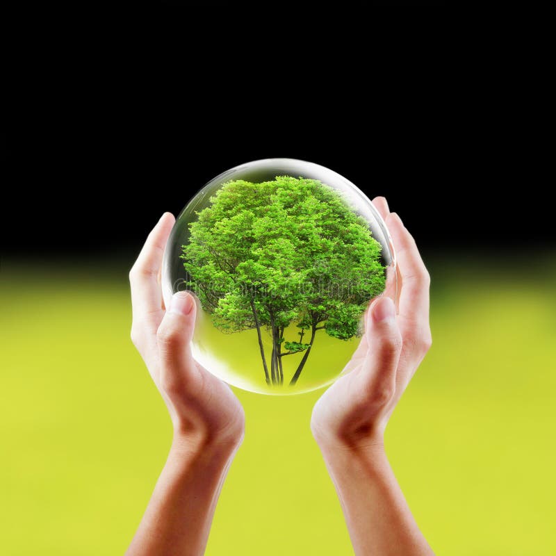 Saving nature concept stock photo. Image of grass, earth - 31854494
