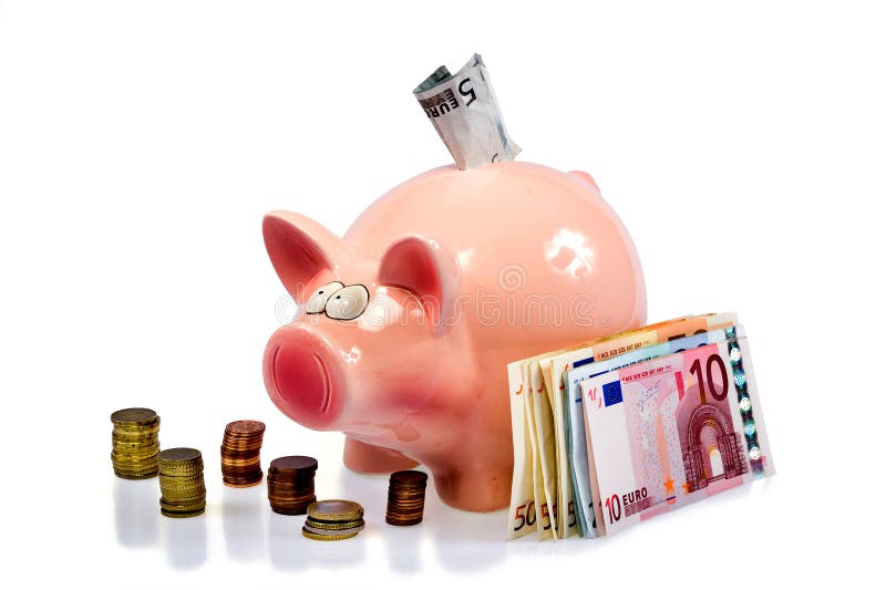 Saving pig stock image. Image of financial, money, coin - 27779107